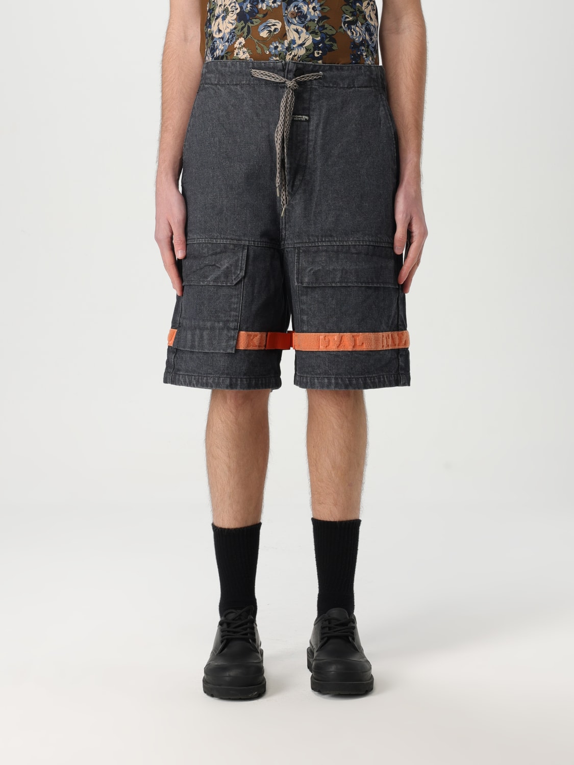 KAPITAL: Short men - Black | Kapital shorts K2405SP203 online at GIGLIO.COM
