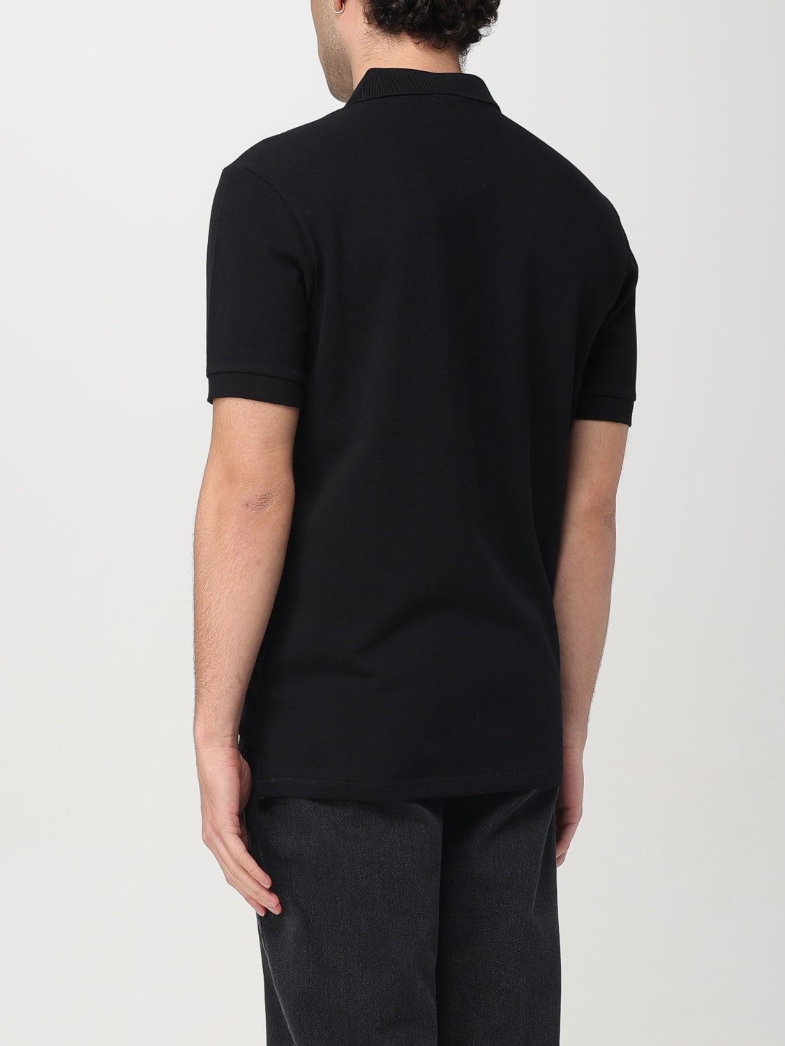 Ps Paul Smith Outlet: Polo shirt men - Black | Ps Paul Smith polo shirt M2R183KKZEBRA online at ...