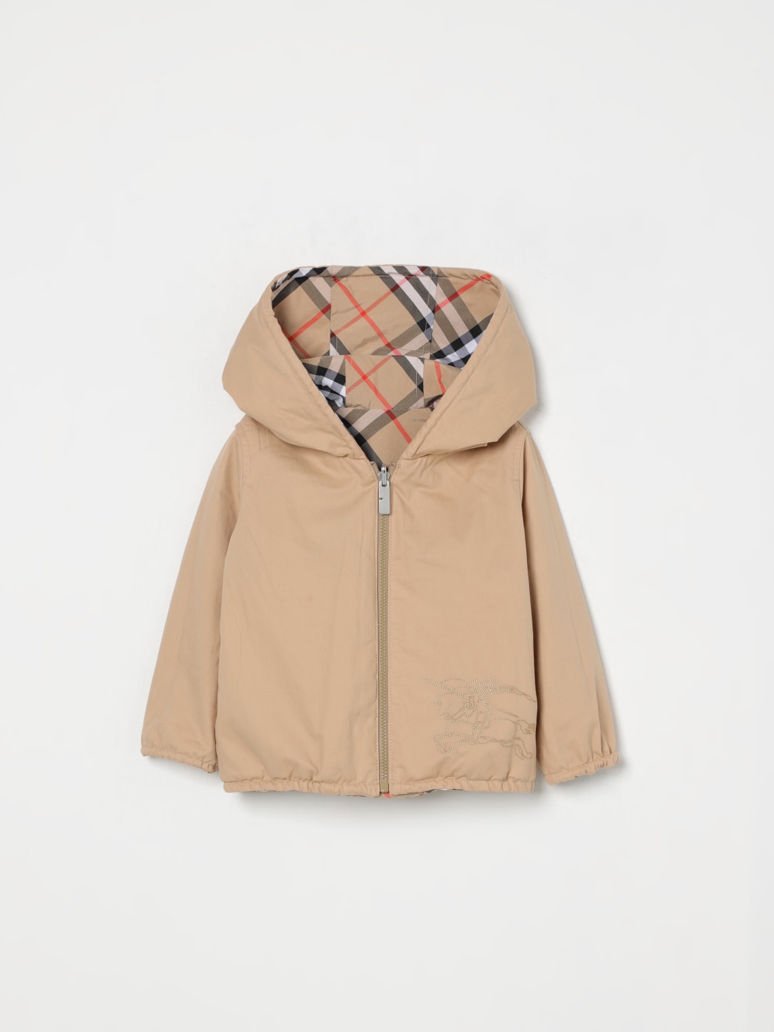 BURBERRY: Jacket kids - Beige | Burberry jacket 8088529 online at GIGLIO.COM