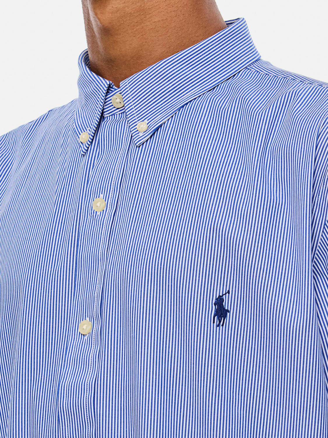 POLO RALPH LAUREN: Shirt men - Gnawed Blue | Polo Ralph Lauren shirt 710928254 online at GIGLIO.COM