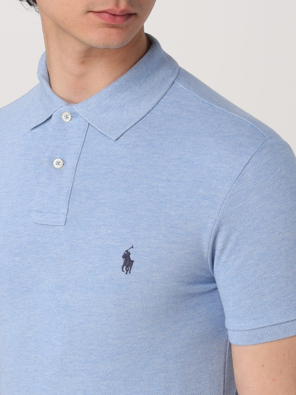 POLO RALPH LAUREN: Polo shirt men - Turquoise | Polo Ralph Lauren polo shirt 710548797 online at ...