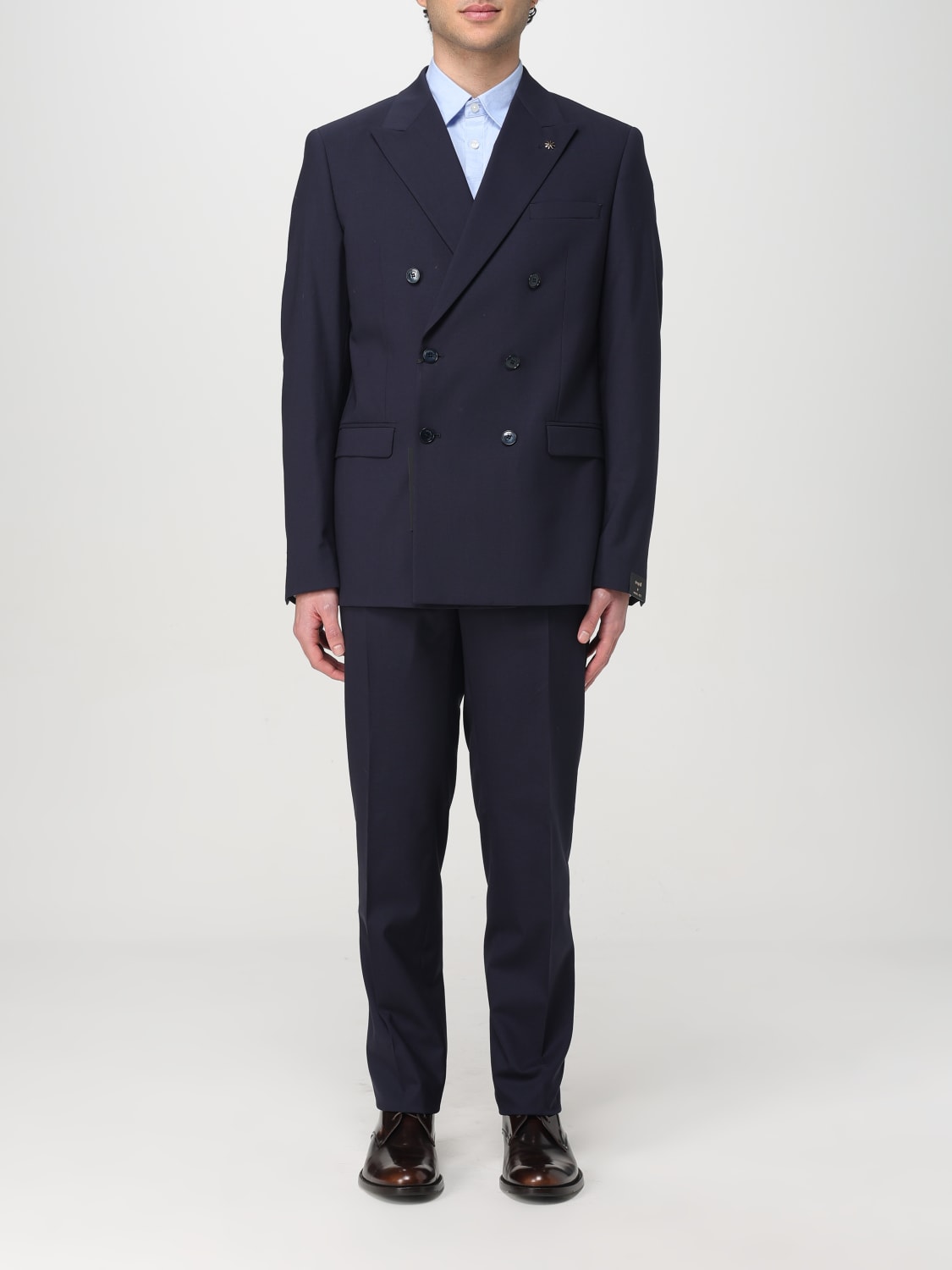 MANUEL RITZ: Suit men - Blue | Manuel Ritz suit 3830A3378250000 online ...