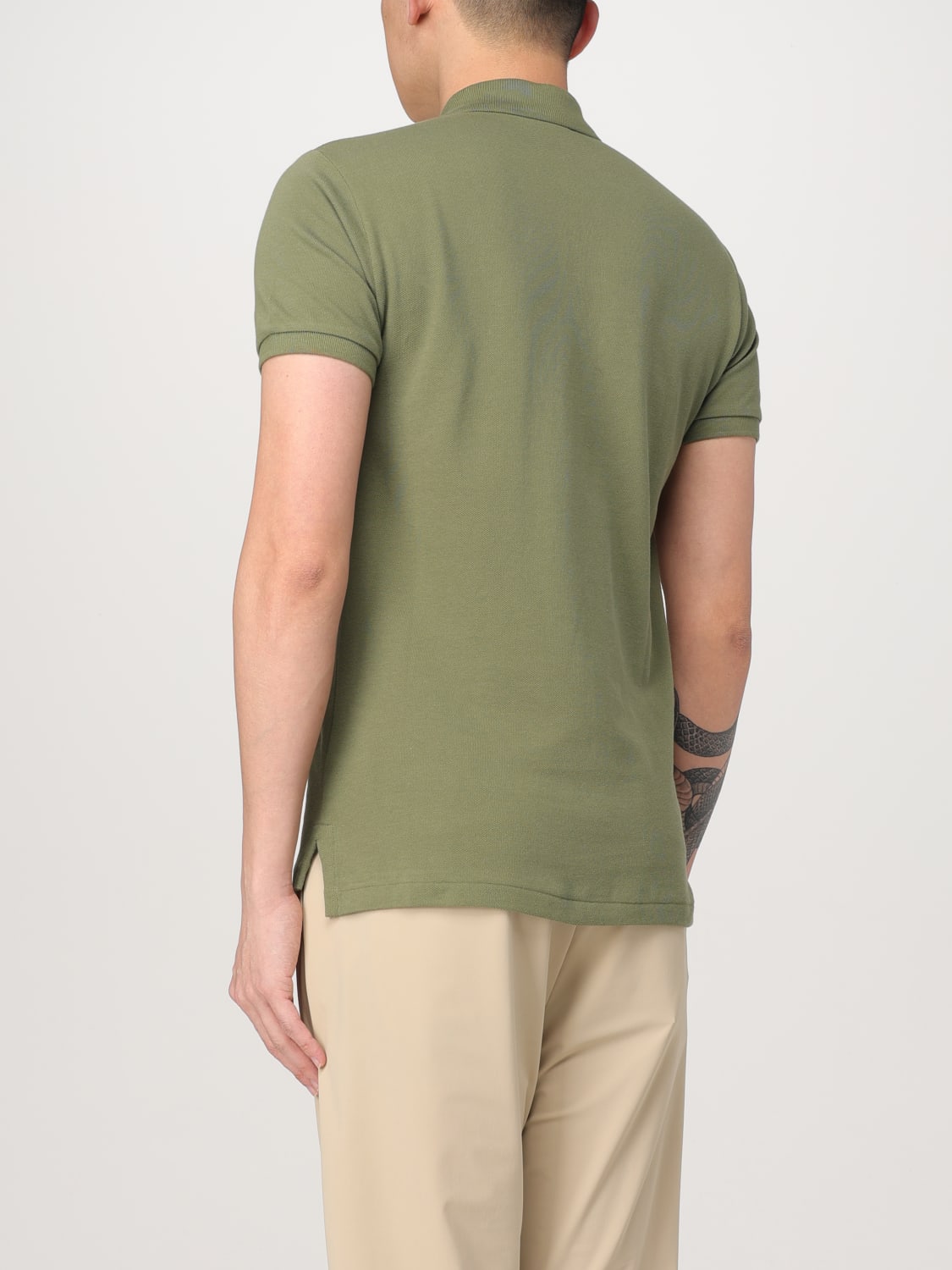 POLO RALPH LAUREN: Polo shirt men - Green | Polo Ralph Lauren polo shirt 710536856 online at ...