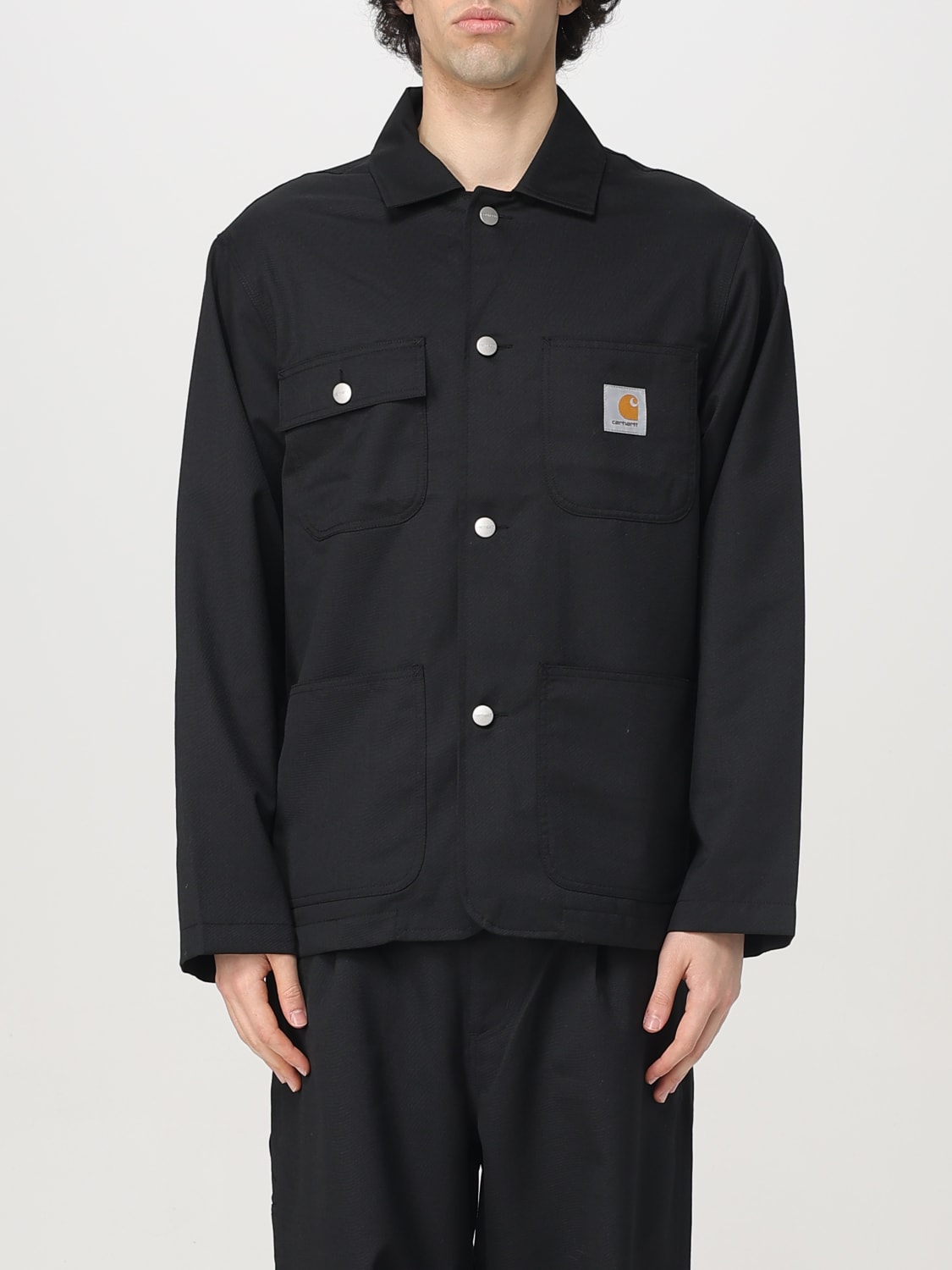 CARHARTT WIP: Jacket men - Black | Carhartt Wip jacket I034437 online ...