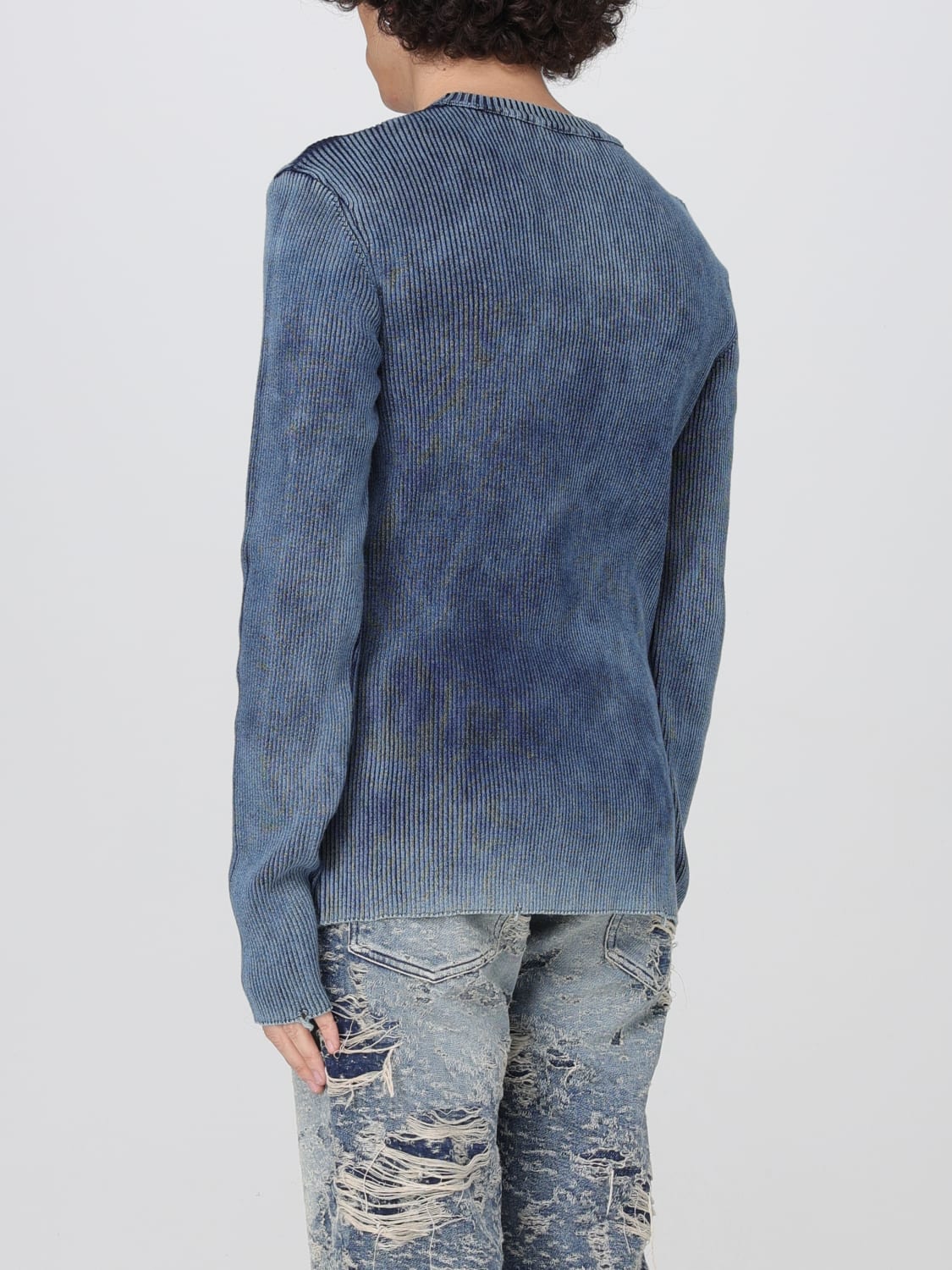 DIESEL: Cardigan men - Blue | Diesel sweater A175120ANAH online at ...