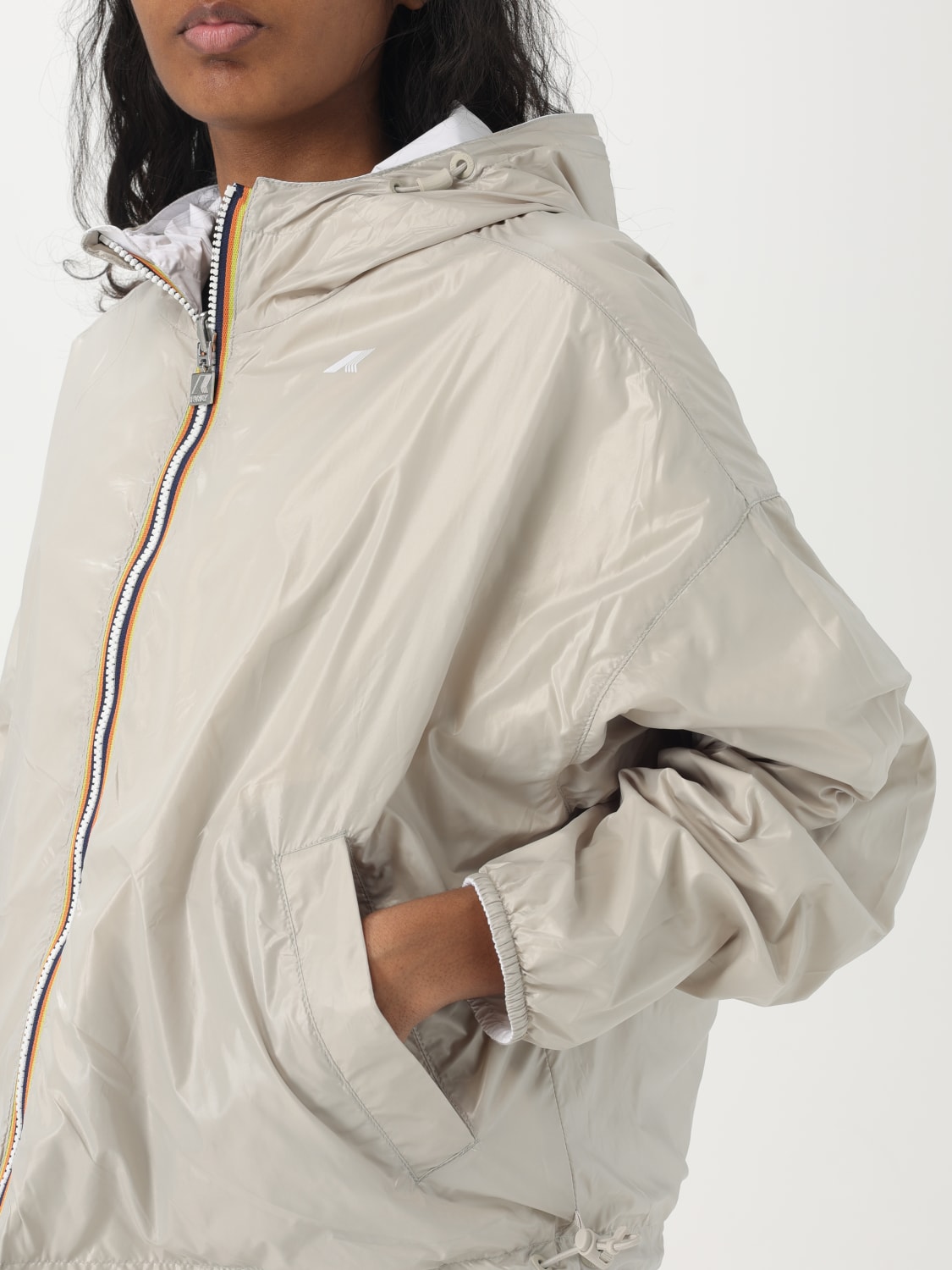 K-Way Outlet: women's jacket - White | K-Way jacket K81333W online at ...