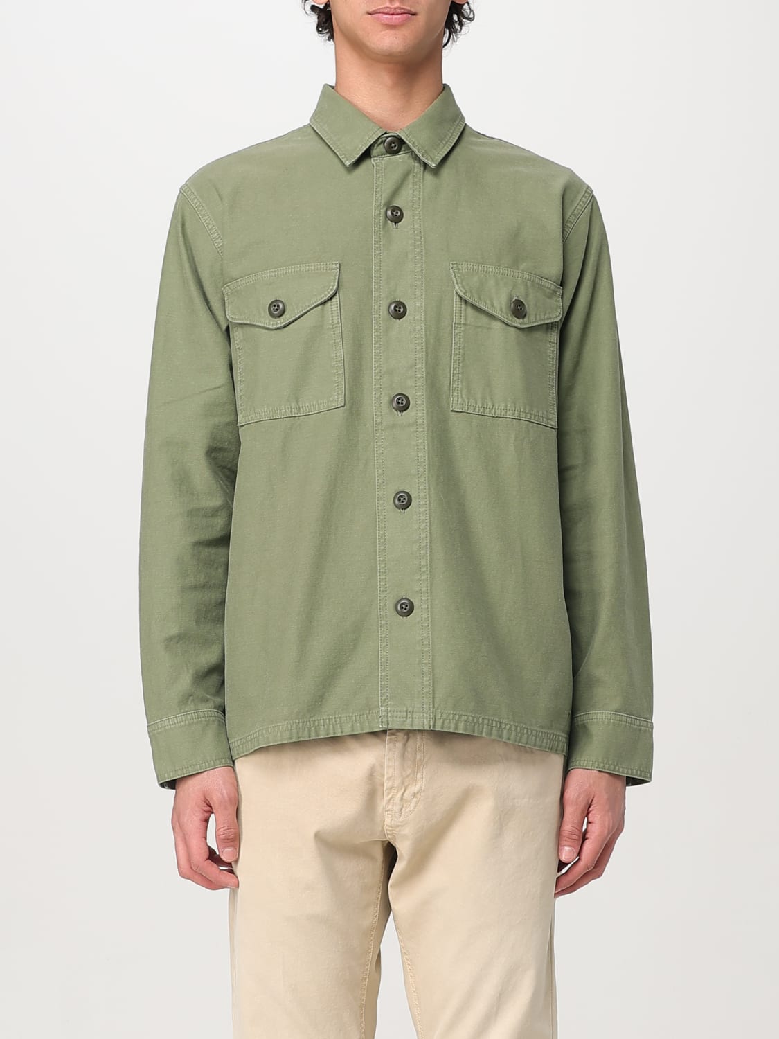 FILSON: Blazer men - Green | Filson jacket FMOSH0015W0097 online at ...