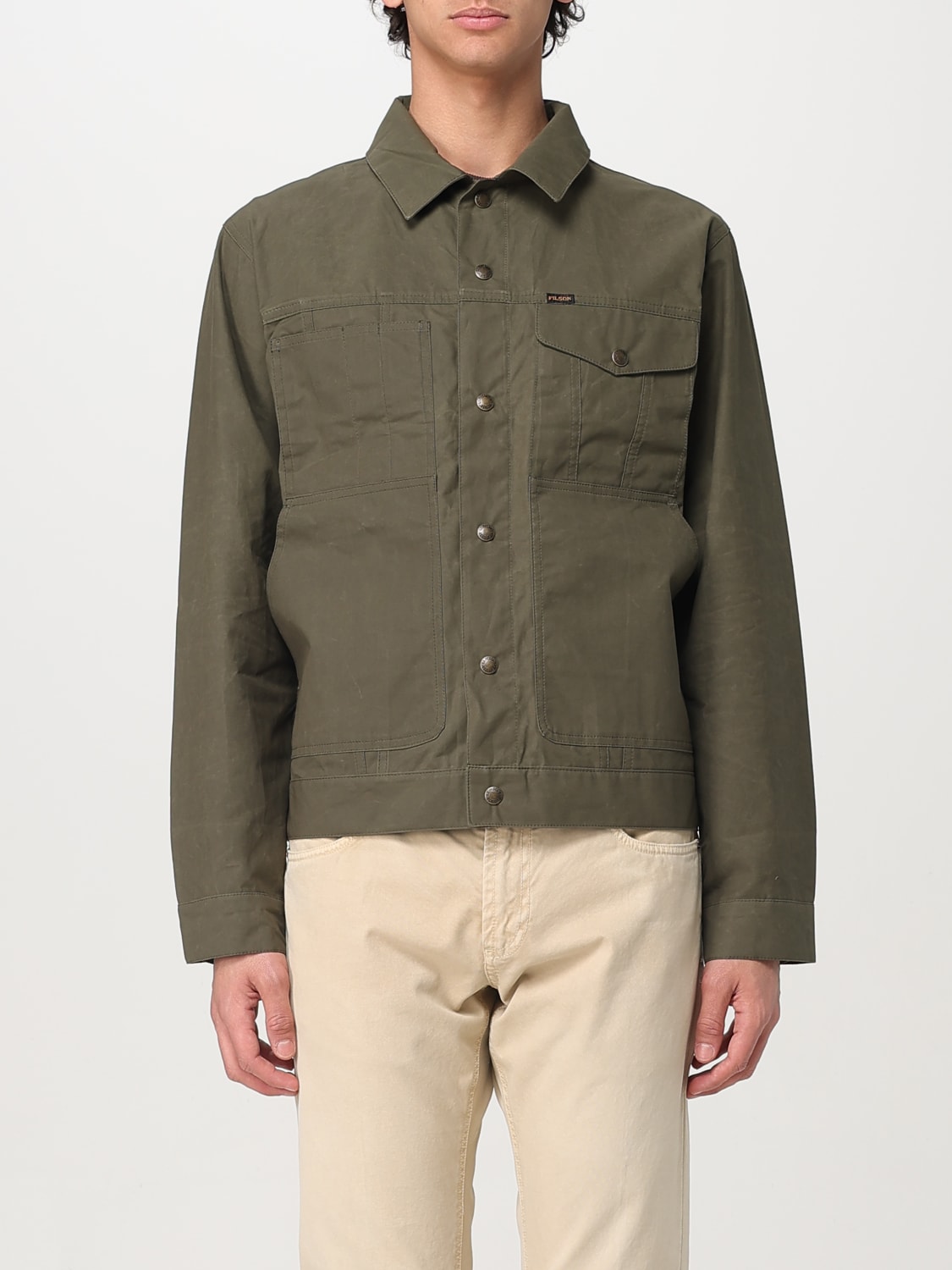 FILSON: Blazer men - Green | Filson jacket FMCPS0115W0009 online at ...