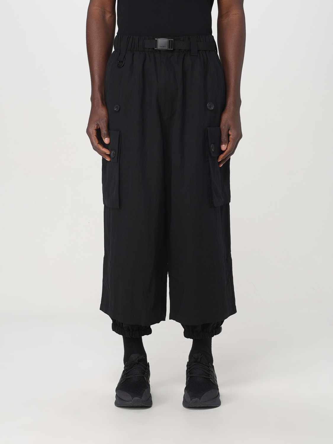 Y-3: Pants men - Black | Y-3 pants JD3523 online at GIGLIO.COM