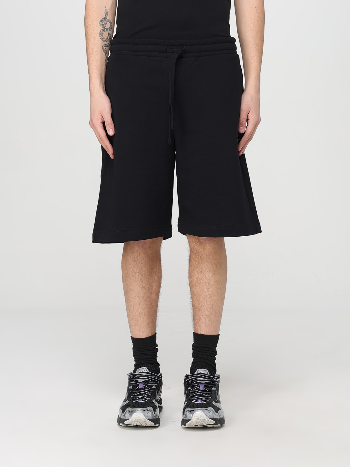 DIESEL: Short men - Black | Diesel shorts A150750BKAF online at GIGLIO.COM