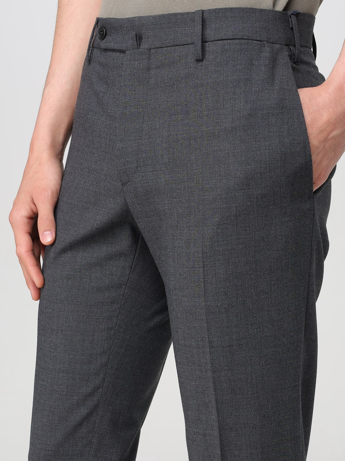 INCOTEX: Pants men - Grey 1 | Incotex pants 1TS0359169B online at GIGLIO.COM