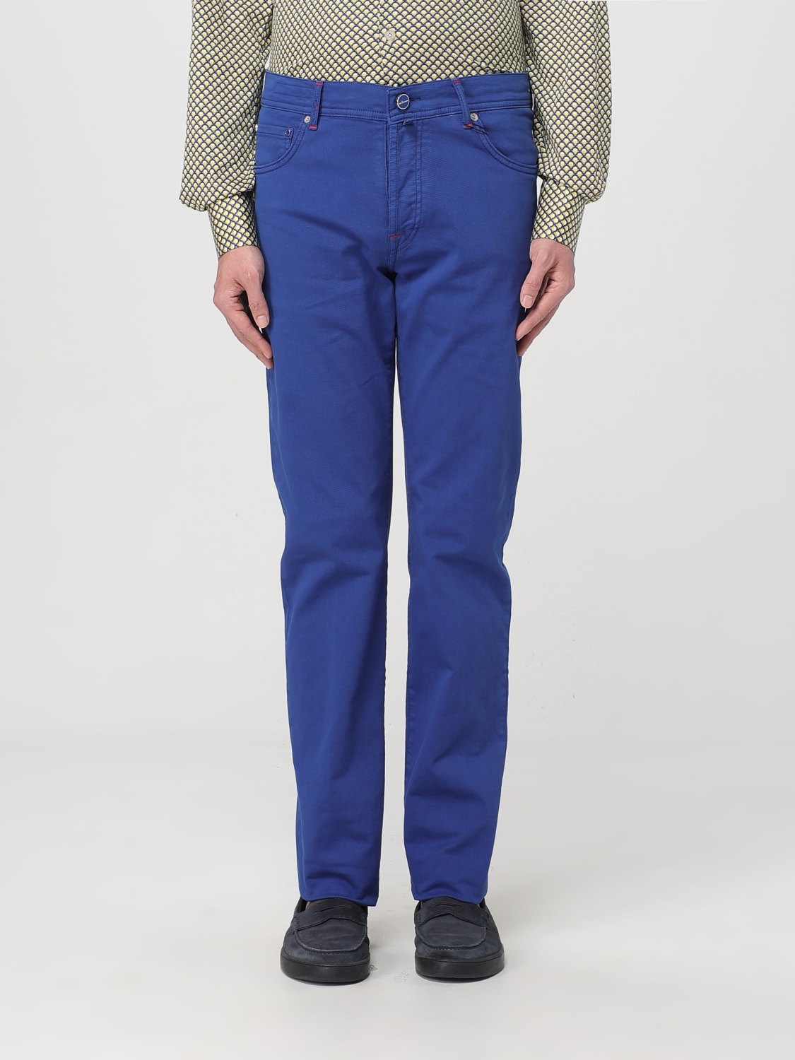 Kiton Outlet: Pants men - Blue | Kiton jeans UPNJSMK0601F02 online at ...