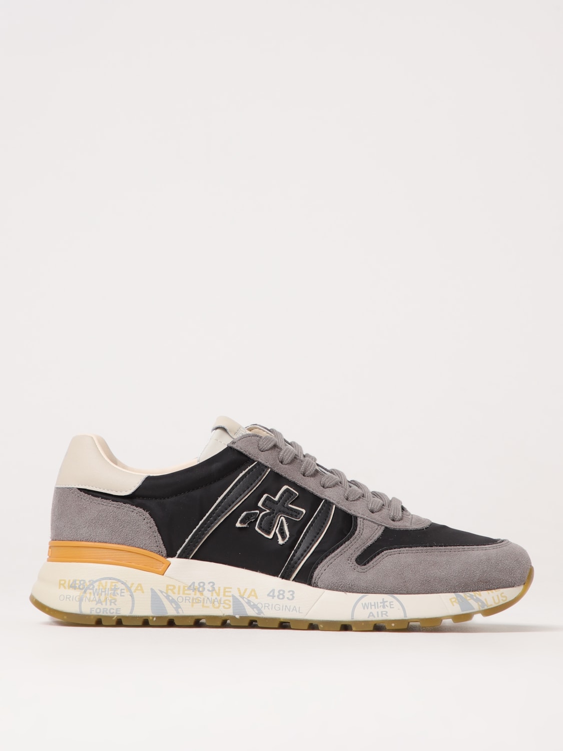 PREMIATA: Sneakers men - Black | Premiata sneakers LANDER online at ...