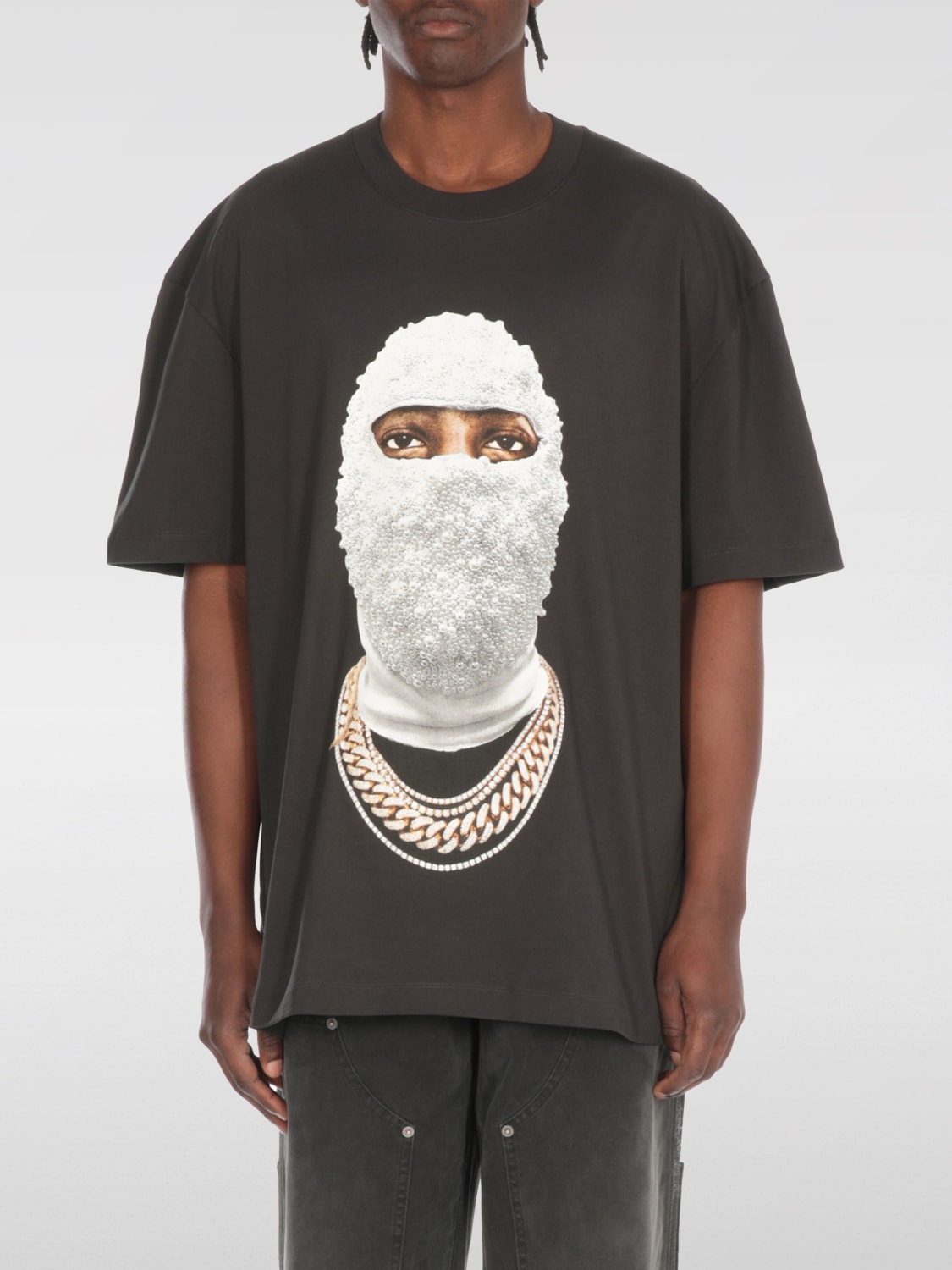 IH NOM UH NIT: T-shirt men - Charcoal | Ih Nom Uh Nit t-shirt NUS25257 ...