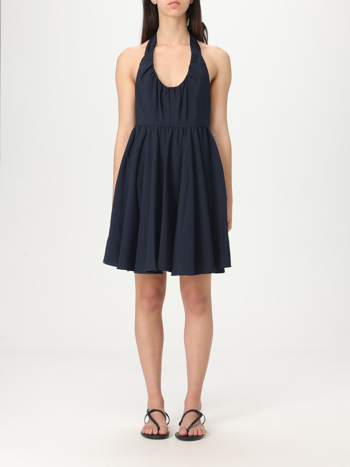 ARMANI EXCHANGE: Dress woman - Blue | Armani Exchange dress ...