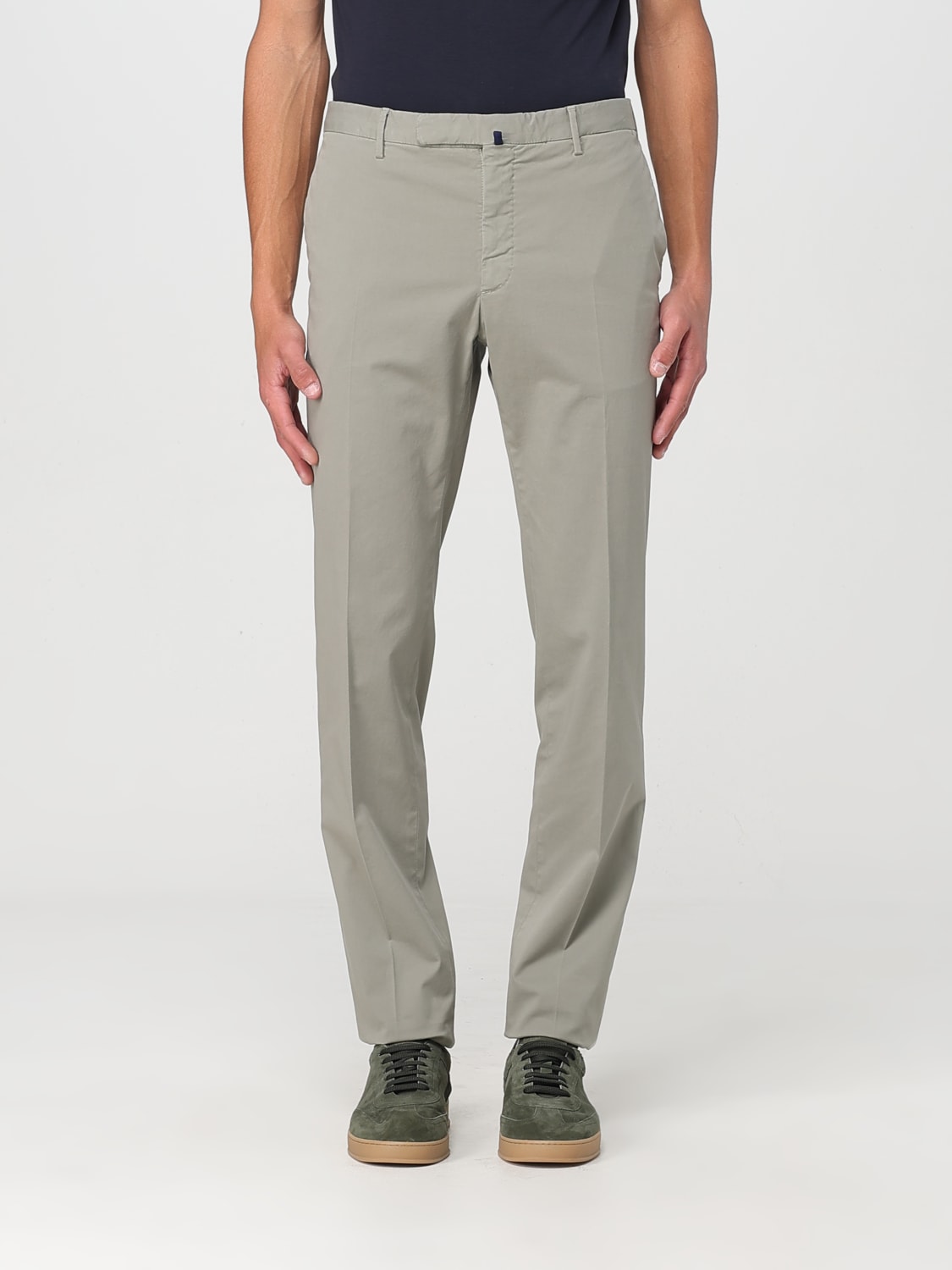 INCOTEX: Pants men - Sage | Incotex pants 1W00309098B online at GIGLIO.COM