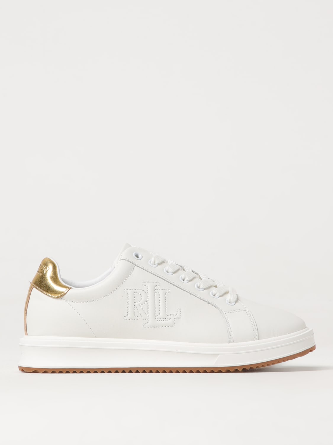 LAUREN RALPH LAUREN: Shoes woman - White | Lauren Ralph Lauren sneakers ...