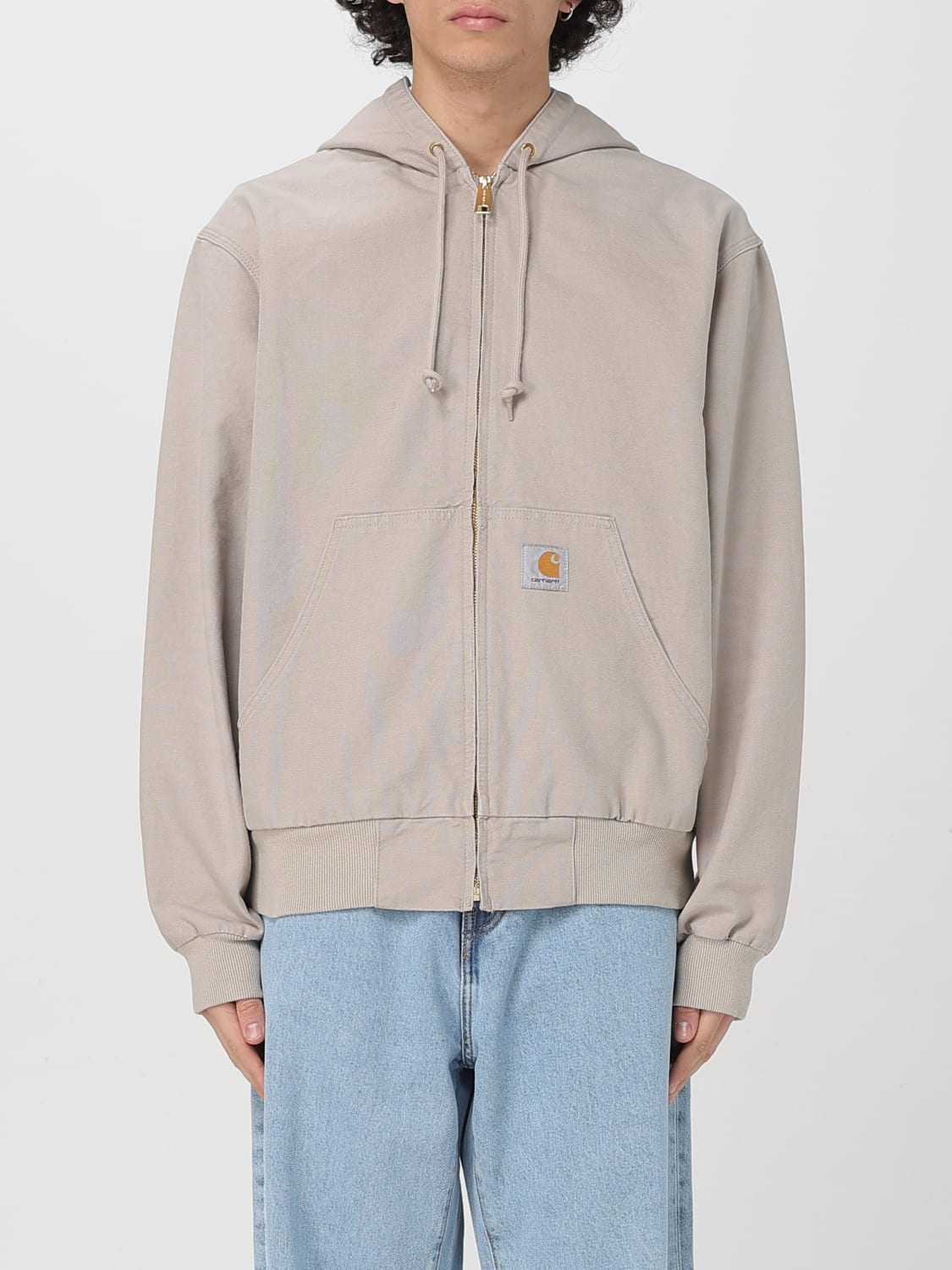 CARHARTT WIP: Jacket men - Beige | Carhartt Wip jacket I034820 online ...
