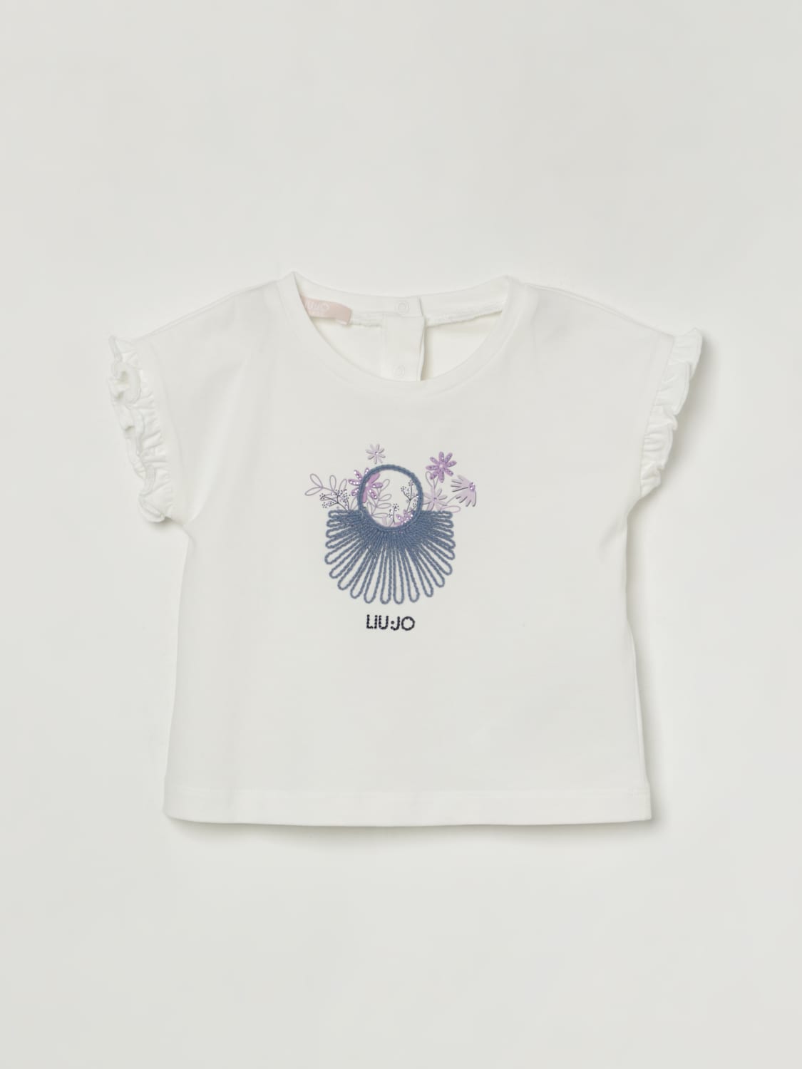 LIU JO: T-shirt kids - White 1 | Liu Jo t-shirt HA5044J5003 online at GIGLIO.COM