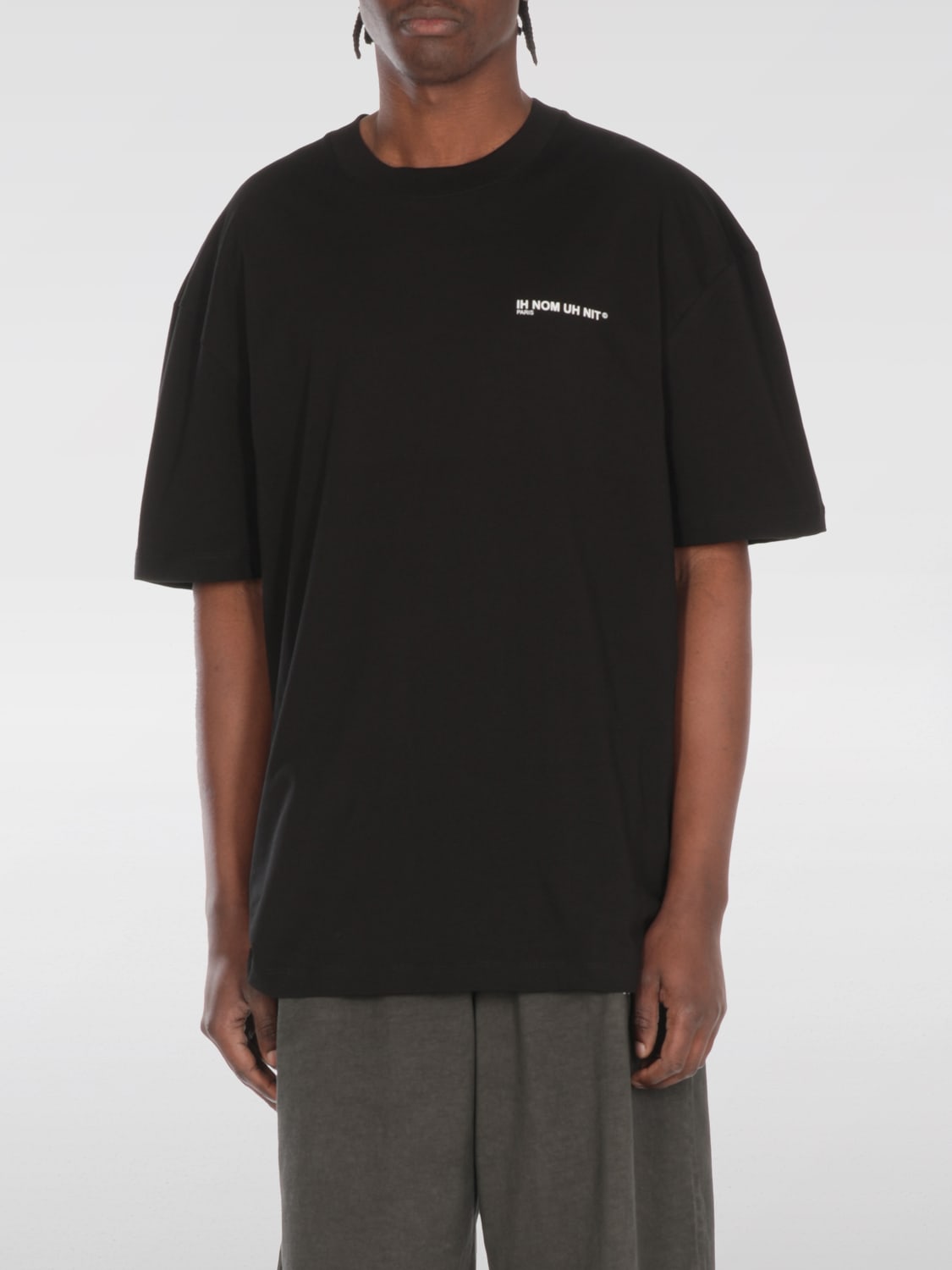 IH NOM UH NIT: T-shirt men - Black | Ih Nom Uh Nit t-shirt NUS25239 ...