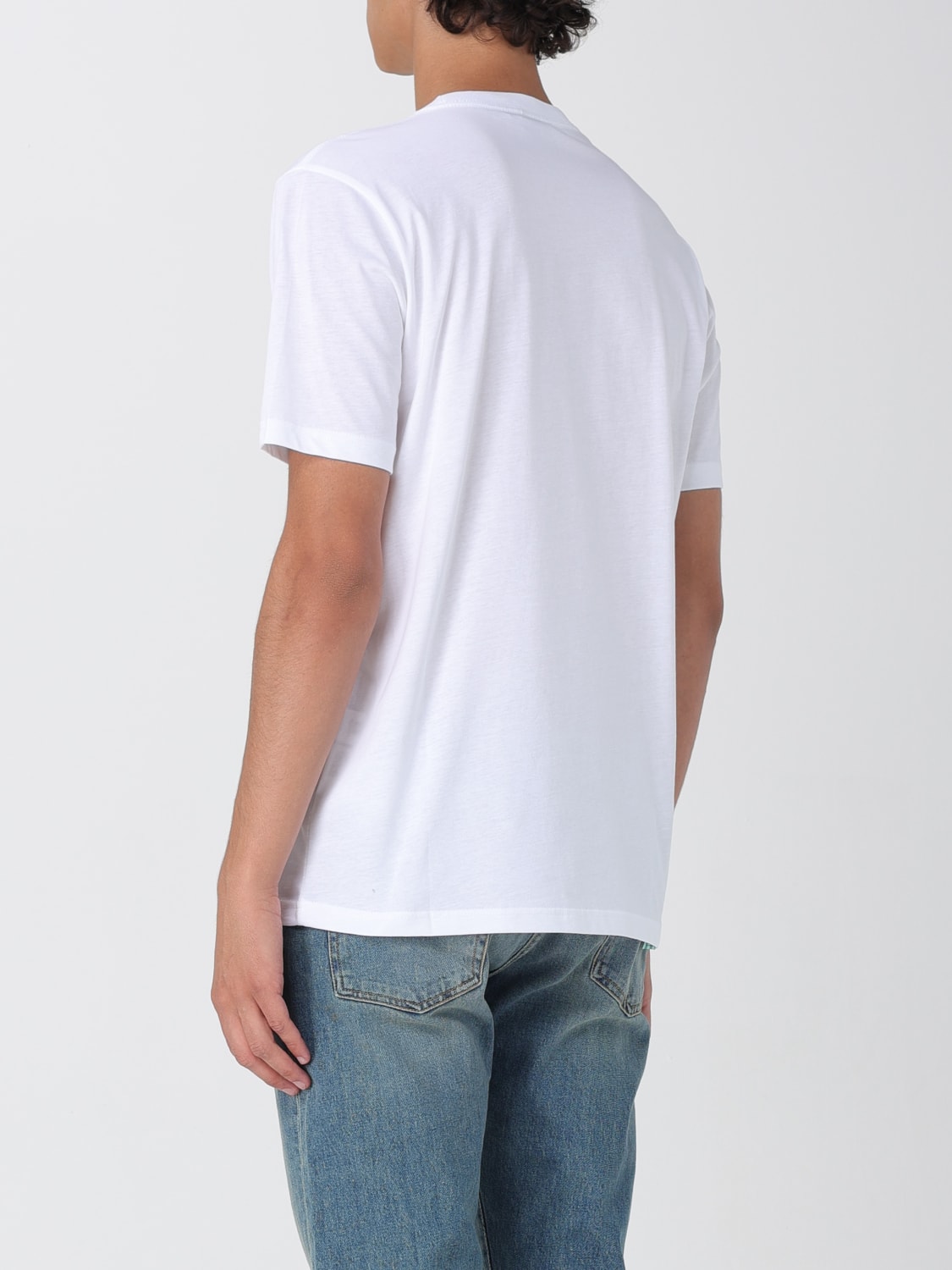 PS PAUL SMITH: Polo shirt men - White | Ps Paul Smith t-shirt M2R011RKZEBR online at GIGLIO.COM