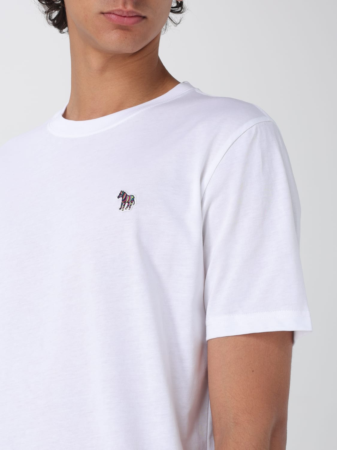 PS PAUL SMITH: Polo shirt men - White | Ps Paul Smith t-shirt M2R011RKZEBR online at GIGLIO.COM