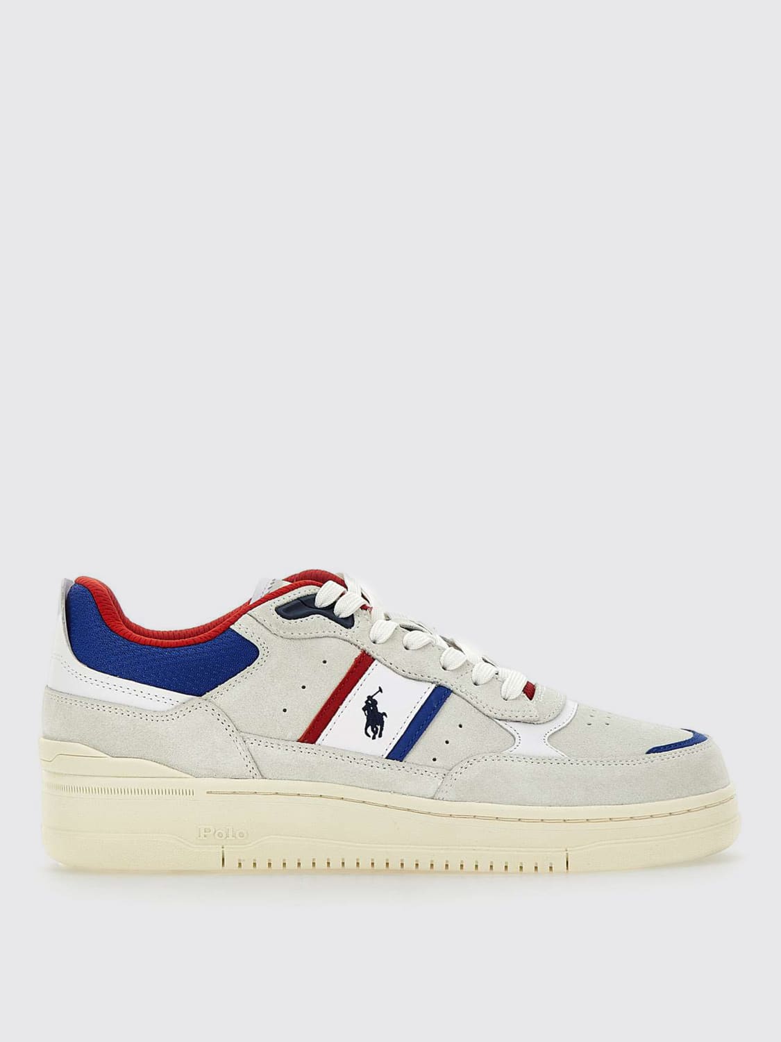 POLO RALPH LAUREN: Sneakers men - White | Polo Ralph Lauren sneakers ...