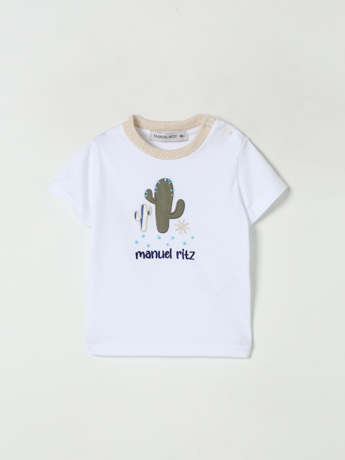 MANUEL RITZ: T-shirt kids - White | Manuel Ritz t-shirt MR3117 online ...