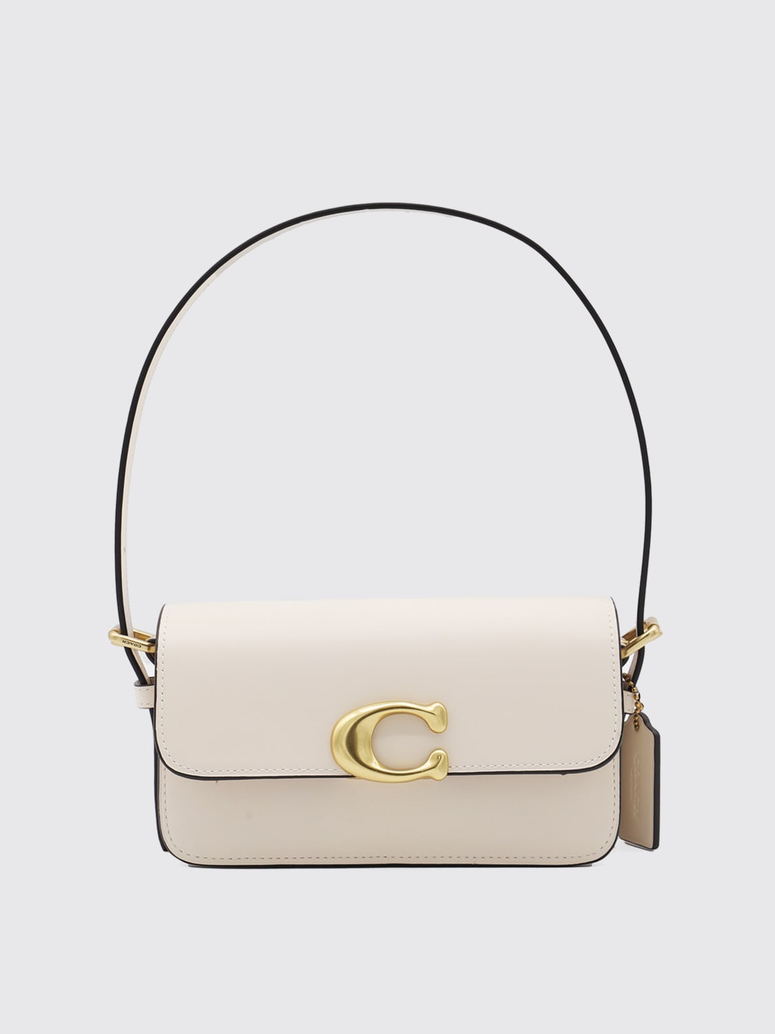 COACH: Borsa a spalla Zoe in pelle - Bianco | Borsa A Spalla Coach ...