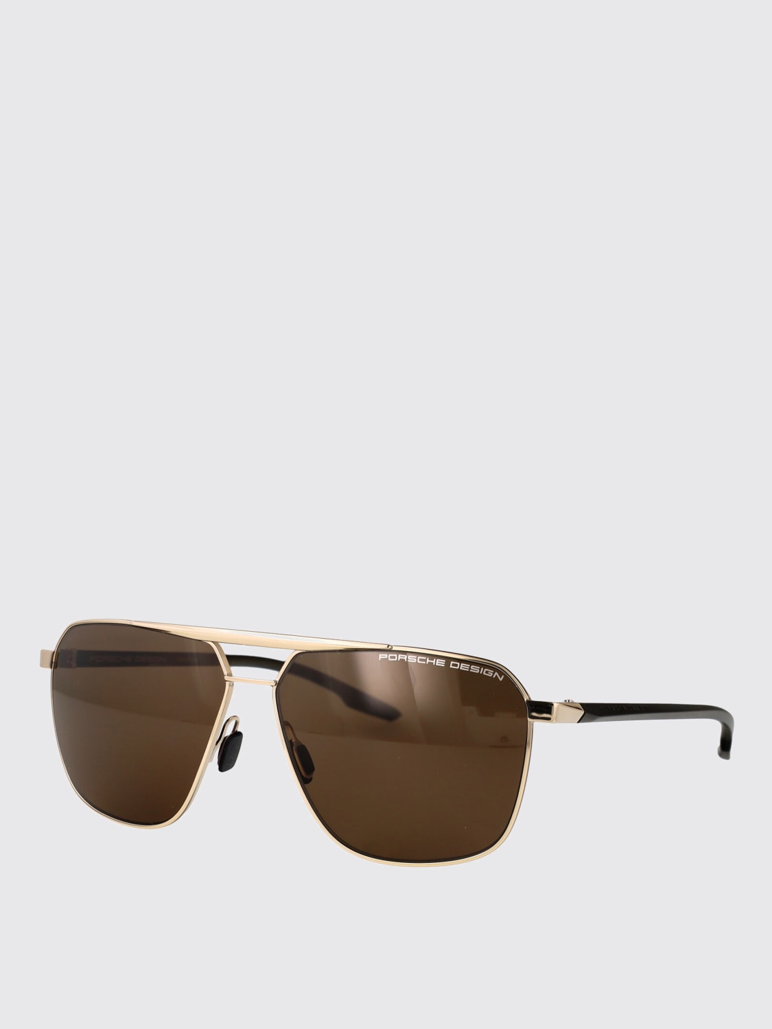 PORSCHE DESIGN: Sunglasses men - Gold | Porsche Design sunglasses P8949 ...
