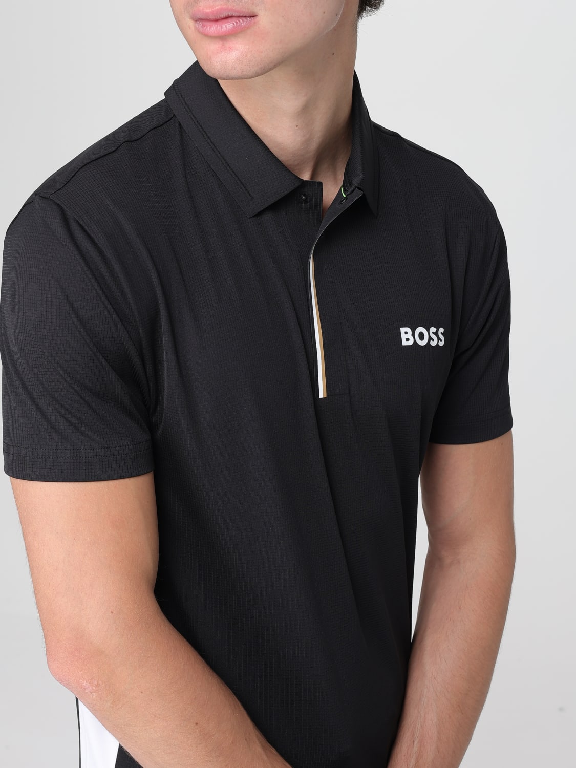 BOSS: Polo shirt men - Black | Boss polo shirt 50538123 online at GIGLIO.COM