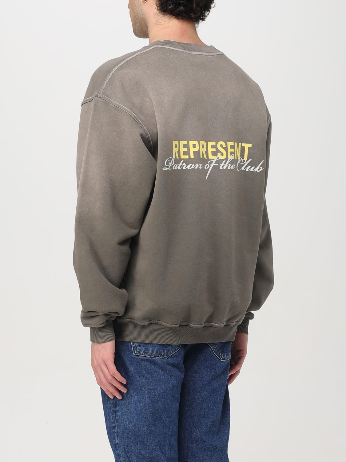 REPRESENT: Sweater men - Green | Represent sweatshirt MLM4272 online at ...